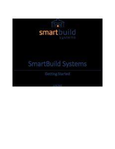 Getting Started with SmartBuild v2.06 2020-0220 | SmartBuild Systems